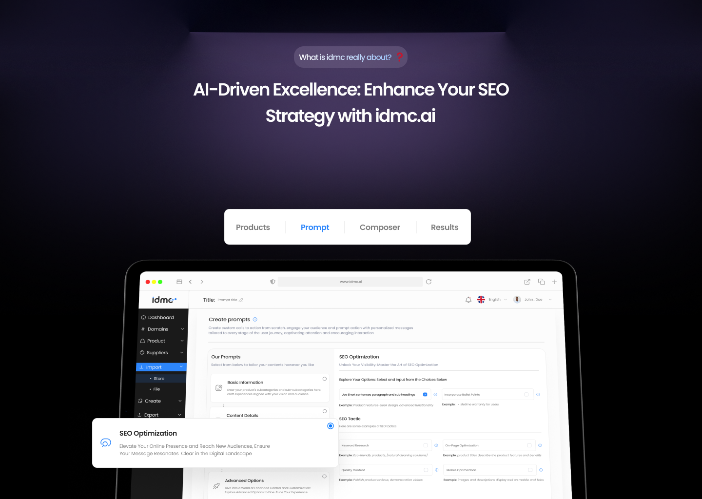 IDMC - Intelligent Data Modifier & Connector